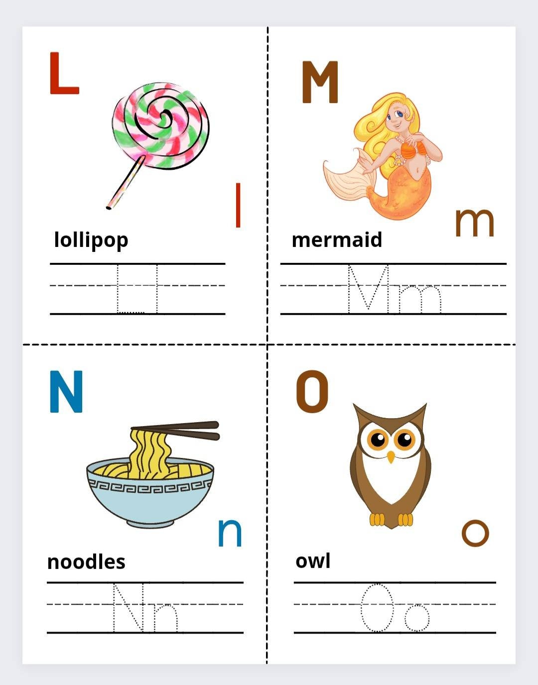 Alphabet Tracing Flashcards/ Printable Alphabet Cards/uppercase and ...