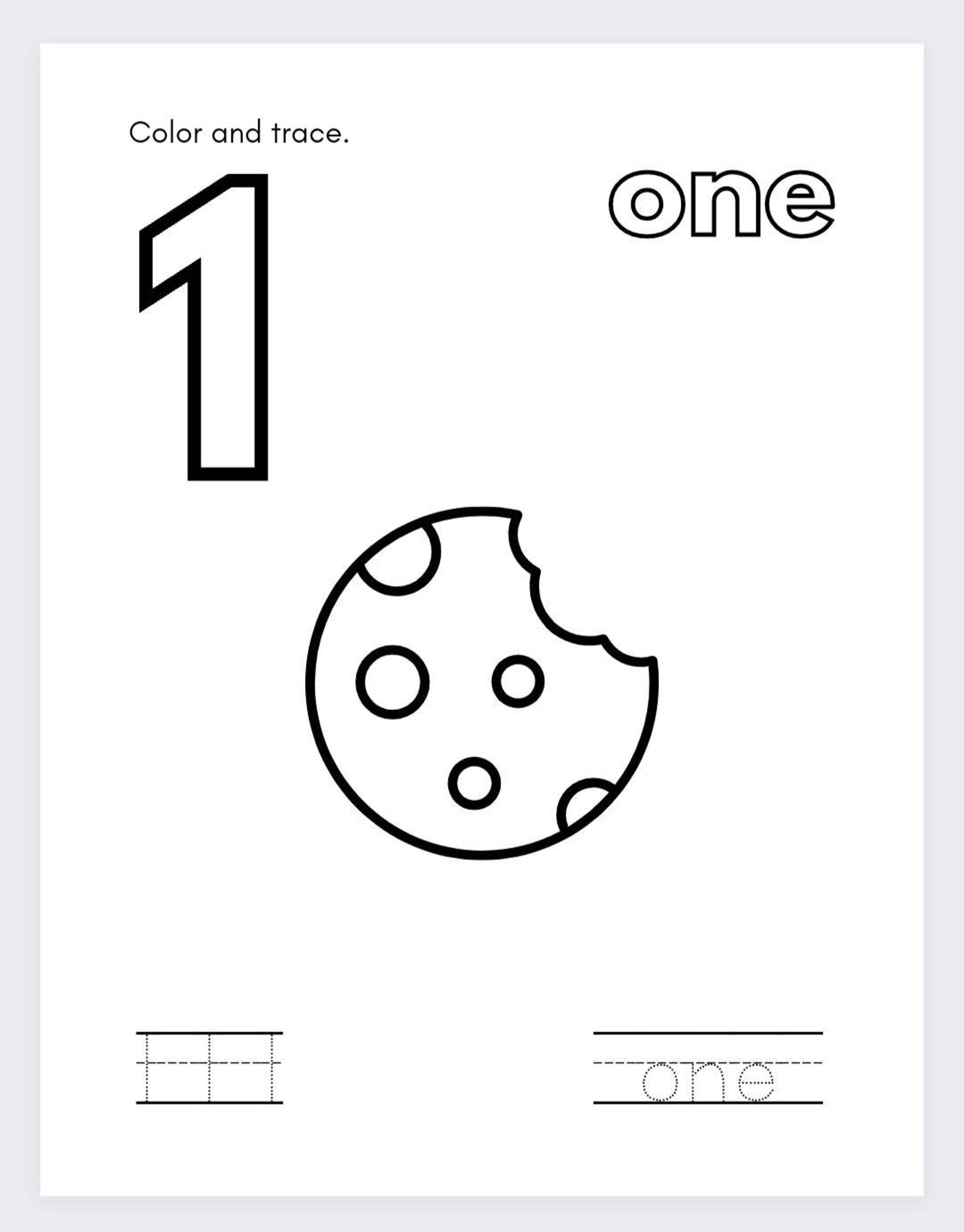 Color and Learn Activity Book/toddler Workbook/ Alphabet and Numbers ...