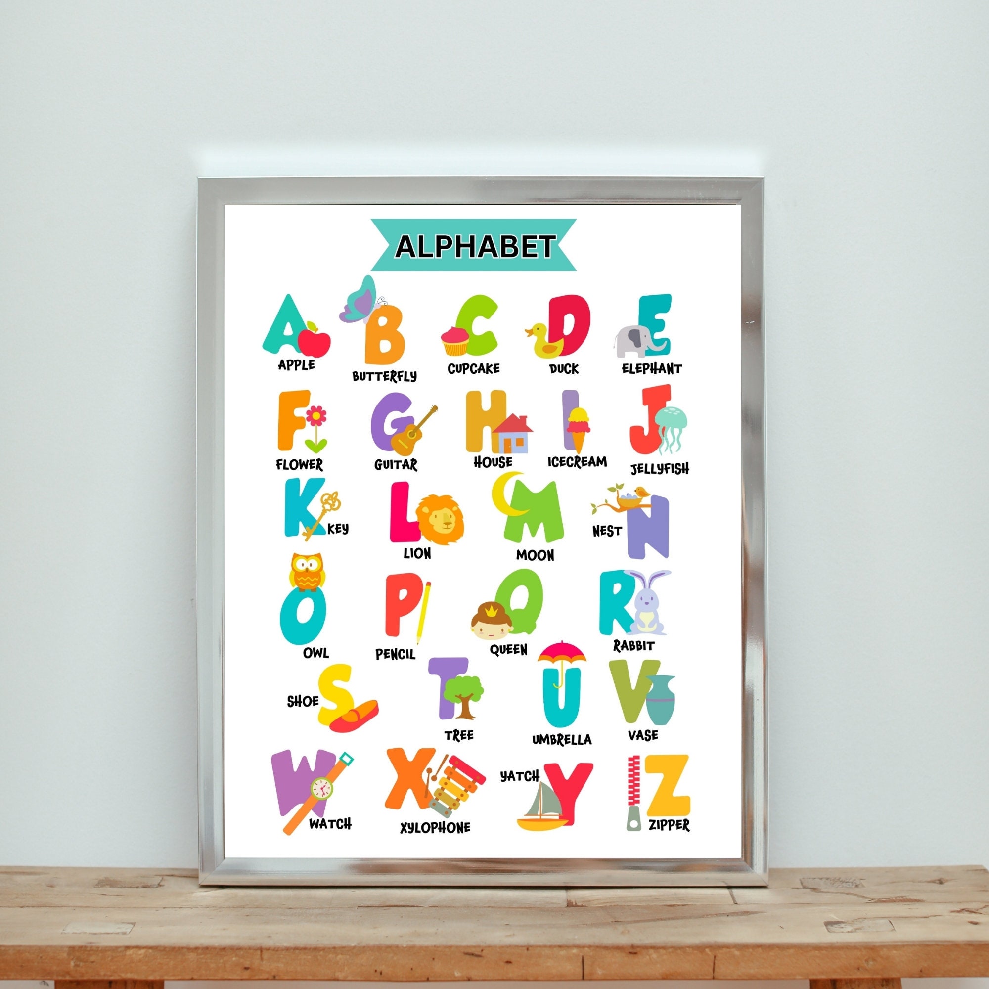 Educational Poster Set of 6, Classroom Posters, Classroom Wall Art ...