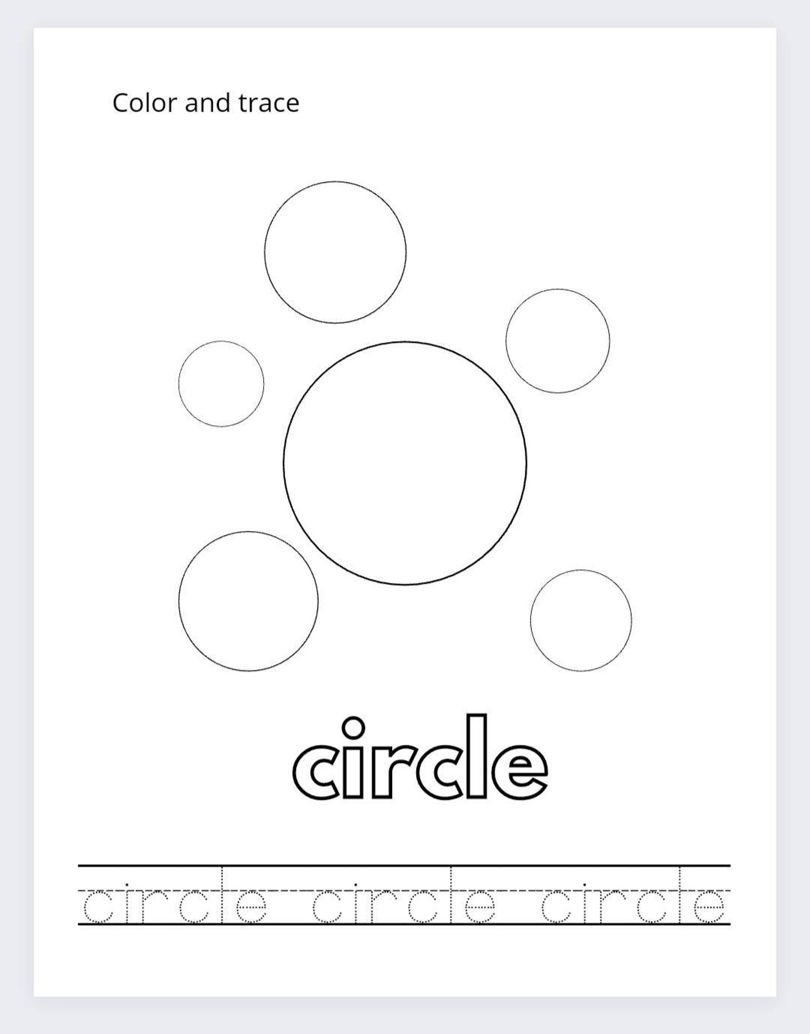 Color and Learn Activity Book/toddler Workbook/ Alphabet and Numbers ...