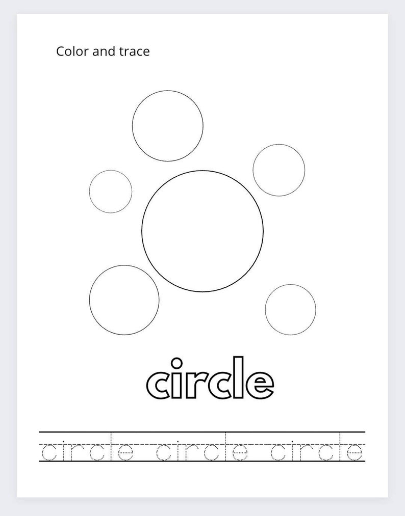 Color and Learn Activity Book/toddler Workbook/ Alphabet and Numbers ...