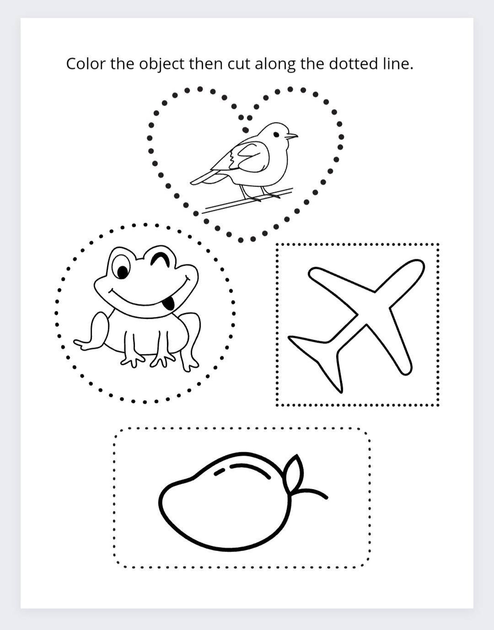 Color and Learn Activity Book/toddler Workbook/ Alphabet and Numbers ...