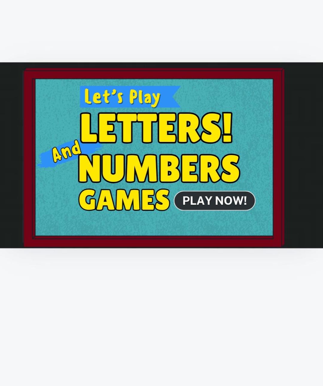 Numbers and Letters Preschool Game, Kids Learning Game, Canva Game ...
