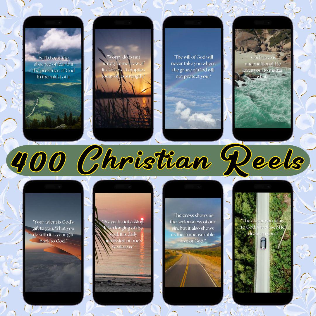 400 Christian Reels, Affirmation, Bible Verses, Inspirational Reels ...