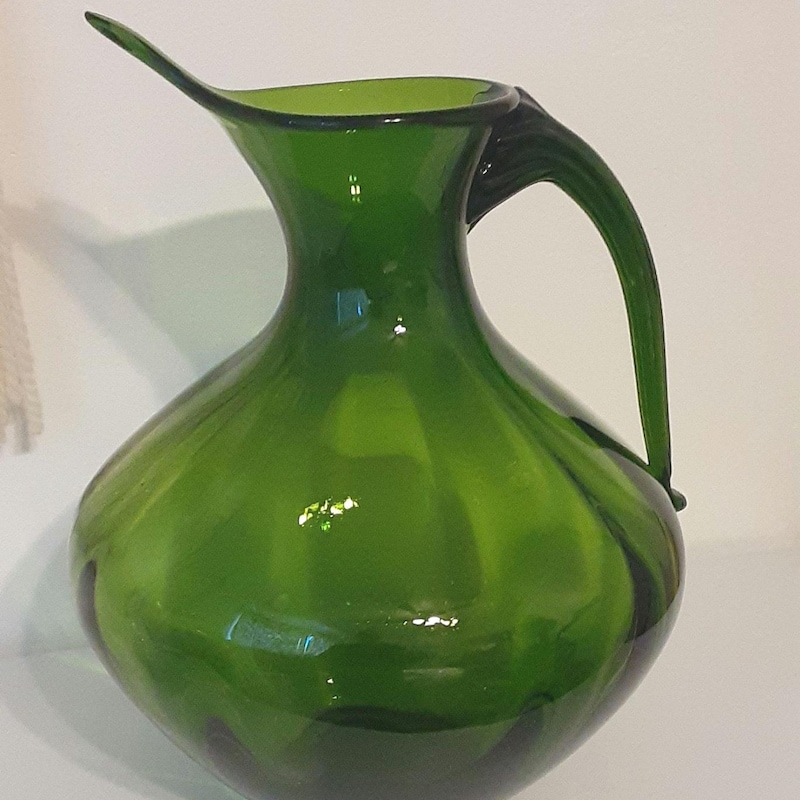 Blenko Pitcher - Etsy