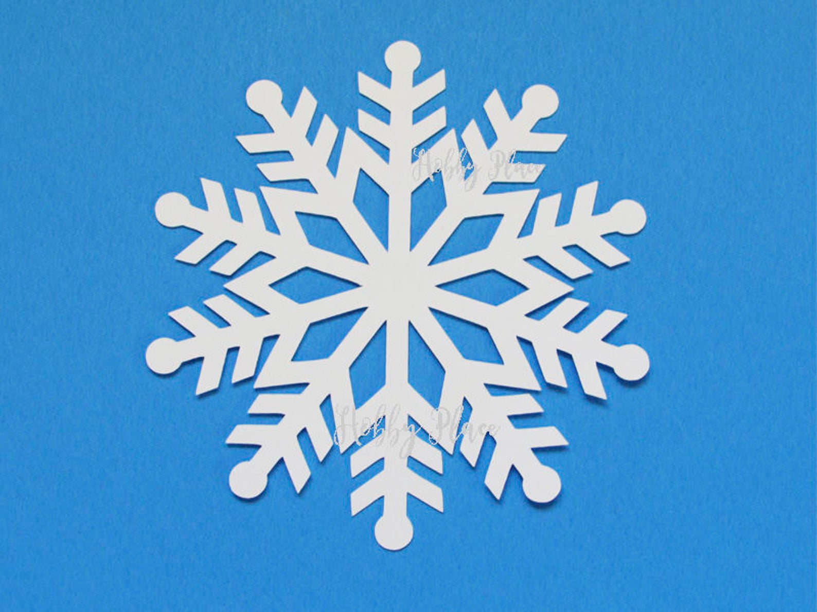 Paper Snowflakes Cutouts White Snowflake Die Cuts Paper - Etsy