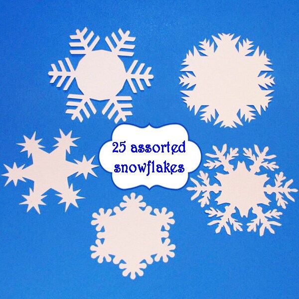 Snowflake Gift Tags - Etsy