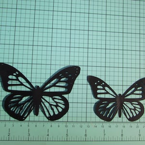 Monarch Butterfly Cutouts Black Paper Butterflies Black Monarch ...