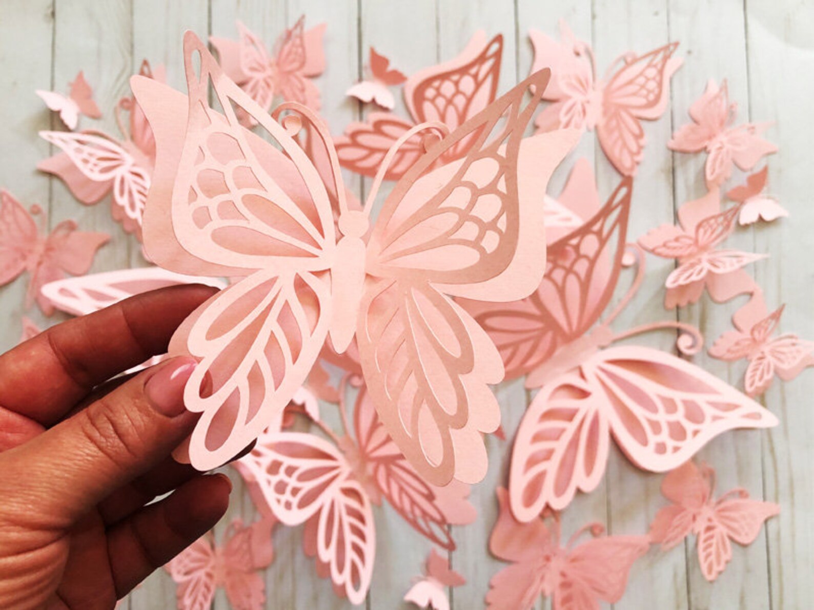 Paper Butterfly Cutouts Paper Butterfly Die Cuts 3D Paper | Etsy