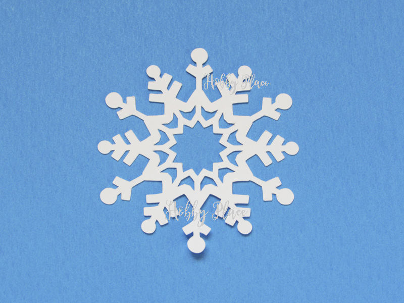 Paper Snowflakes Cutouts White Snowflake Die Cuts Paper - Etsy