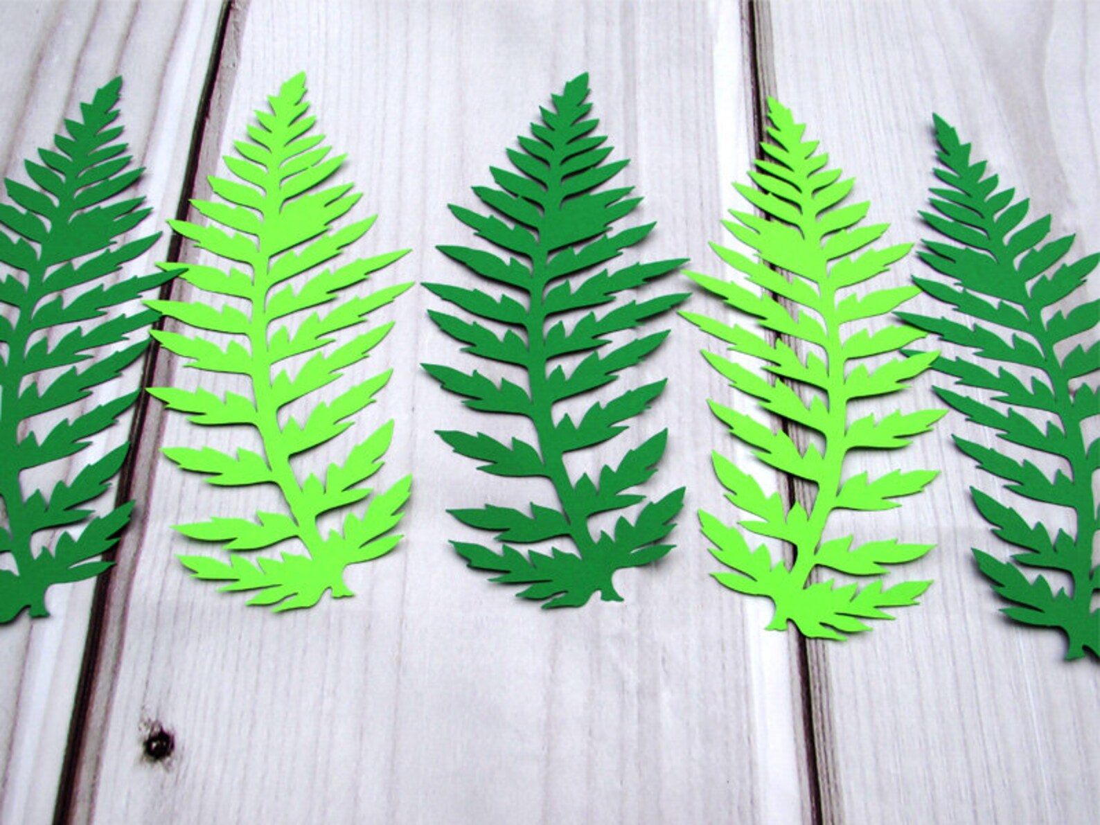 Tropical Paper Leaves Cutouts Large Tropical Leaf Cutouts - Etsy