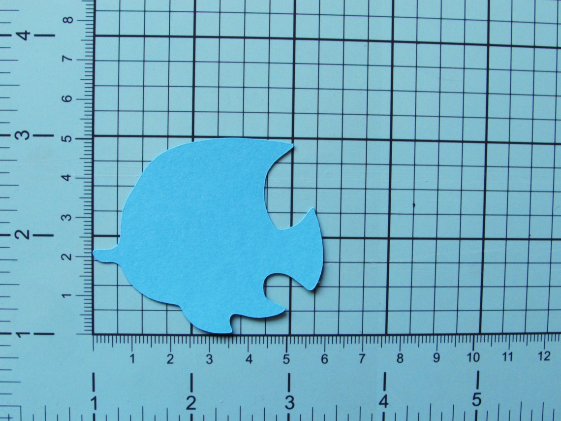 Fish Die Cuts/ Primary Colors Set / 25 Pc Set/paper Fish Die | Etsy