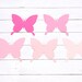 Pink Paper Butterfly Cutouts Pink Butterflies Cutouts Paper - Etsy