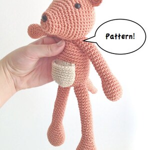 Kangaroo Wallaby Amigurumi Pattern - Etsy