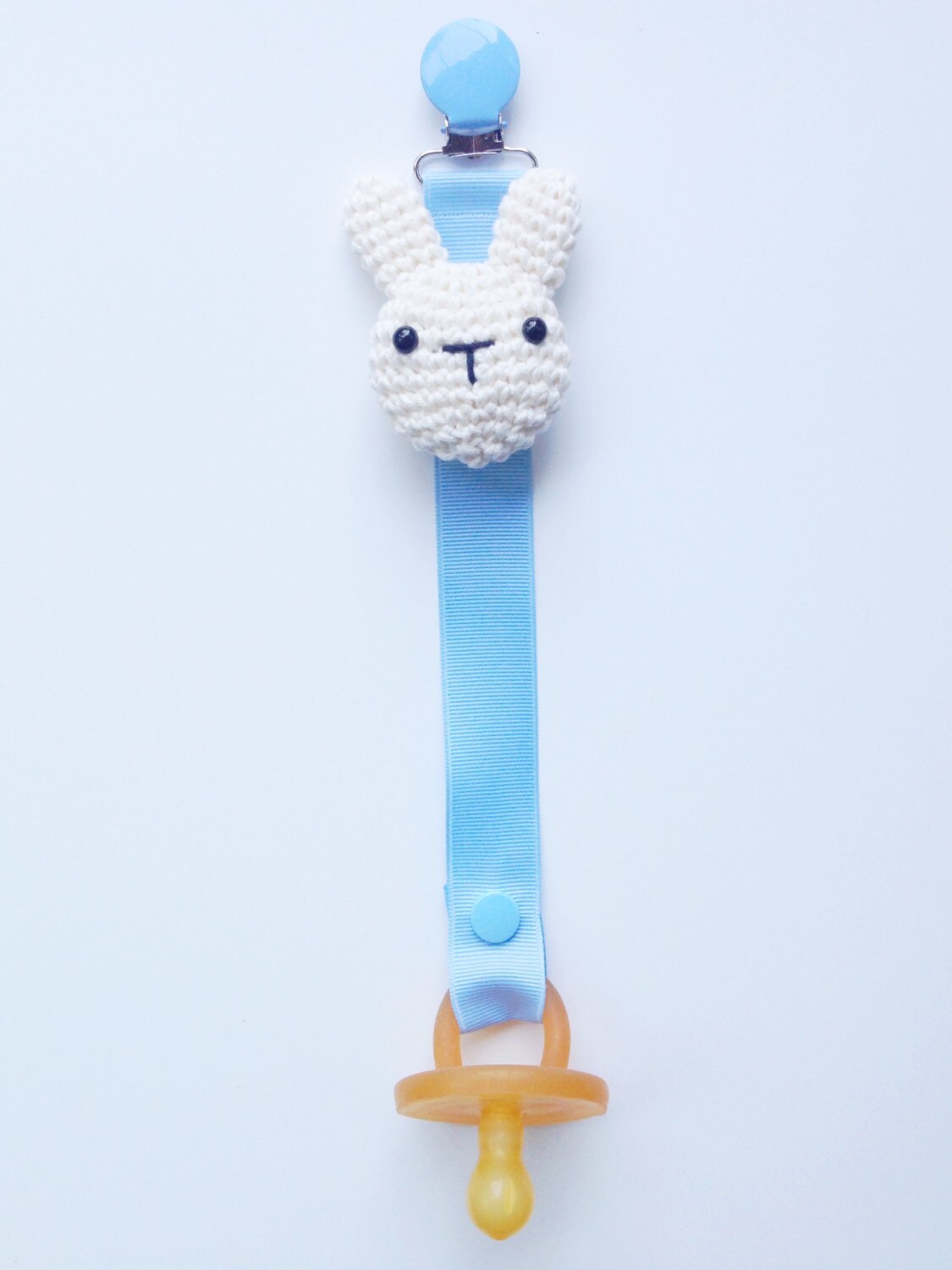 Bunny Pacifier Clip Bunny Paci Clip Ribbon Pacifier Clip - Etsy Nederland