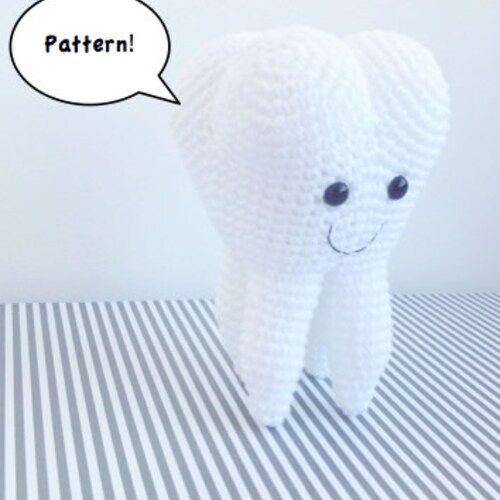 Amigurumi Molar Wisdom Tooth Pattern | Etsy