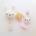 Bunny Pacifier Clip, Bunny Paci Clip, Ribbon Pacifier Clip, Paci Clip ...
