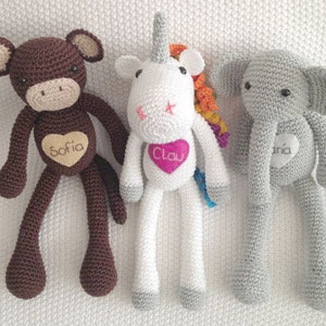 Customize Your Toy - Add an Embroidered Name Tag to Your Toy. This ...