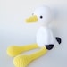Stork Plush Stork Stuffed Animal Stork Plushie Stork - Etsy France
