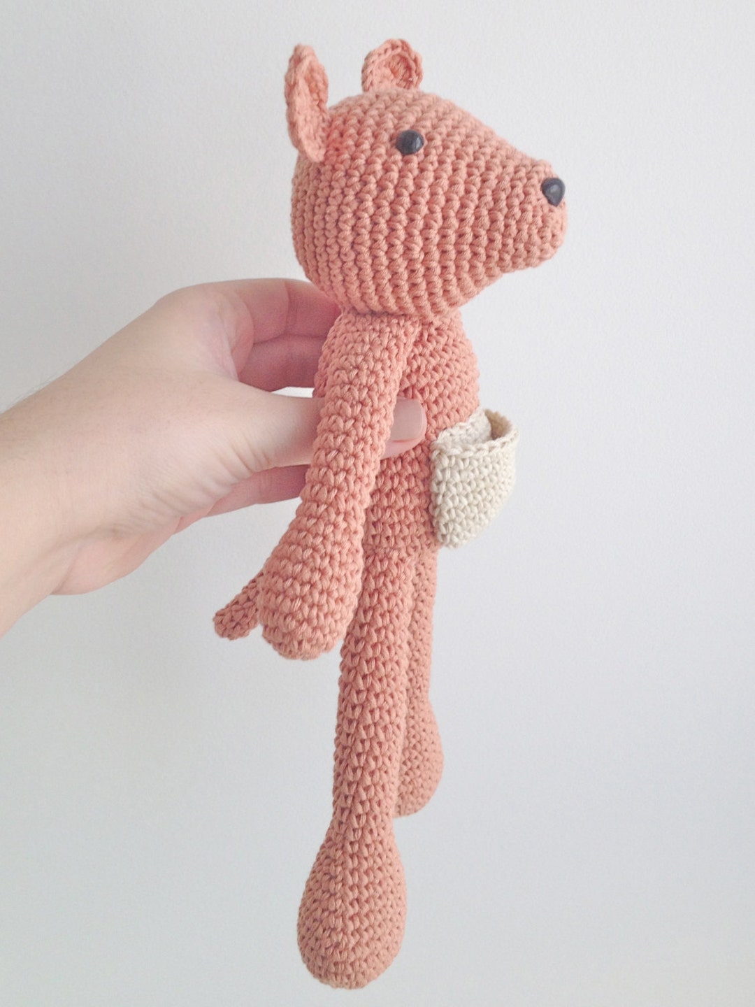 Kangaroo Plush, Kangaroo Stuffed Animal, Kangaroo Plushie, Kangaroo ...