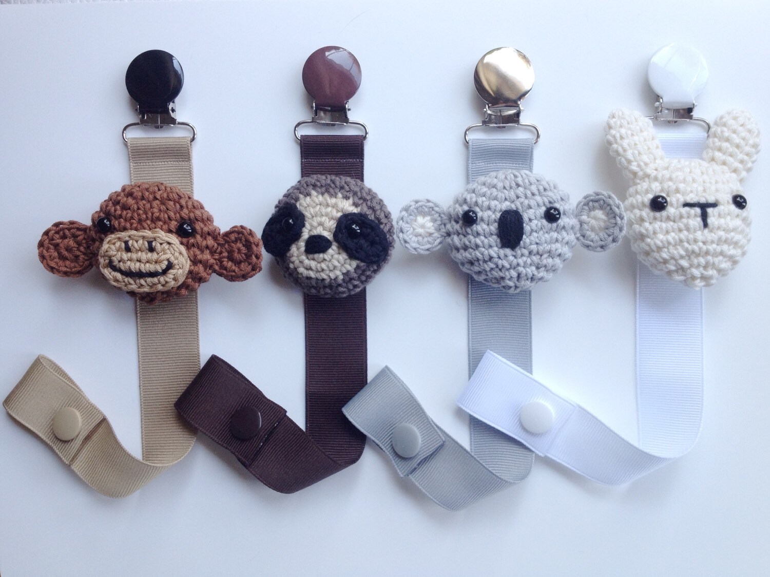Koala Pacifier Clip Koala Paci Clip Ribbon Pacifier Clip - Etsy