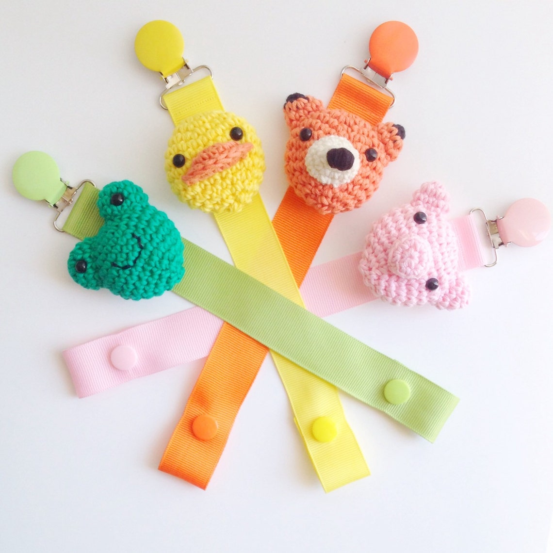 Koala Pacifier Clip Koala Paci Clip Ribbon Pacifier Clip - Etsy