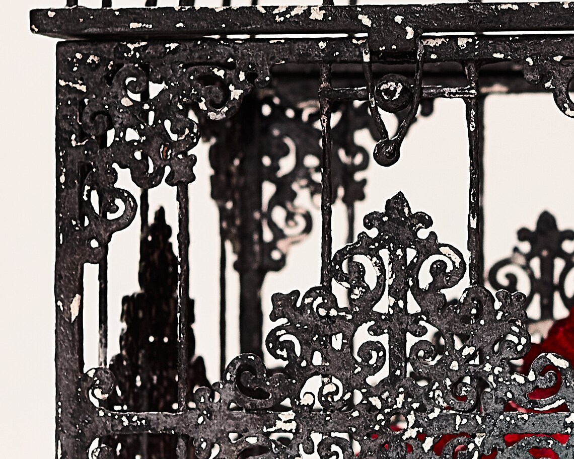 Gothic Card Box Wedding Centerpiece Birdcage for Taxidermy - Etsy