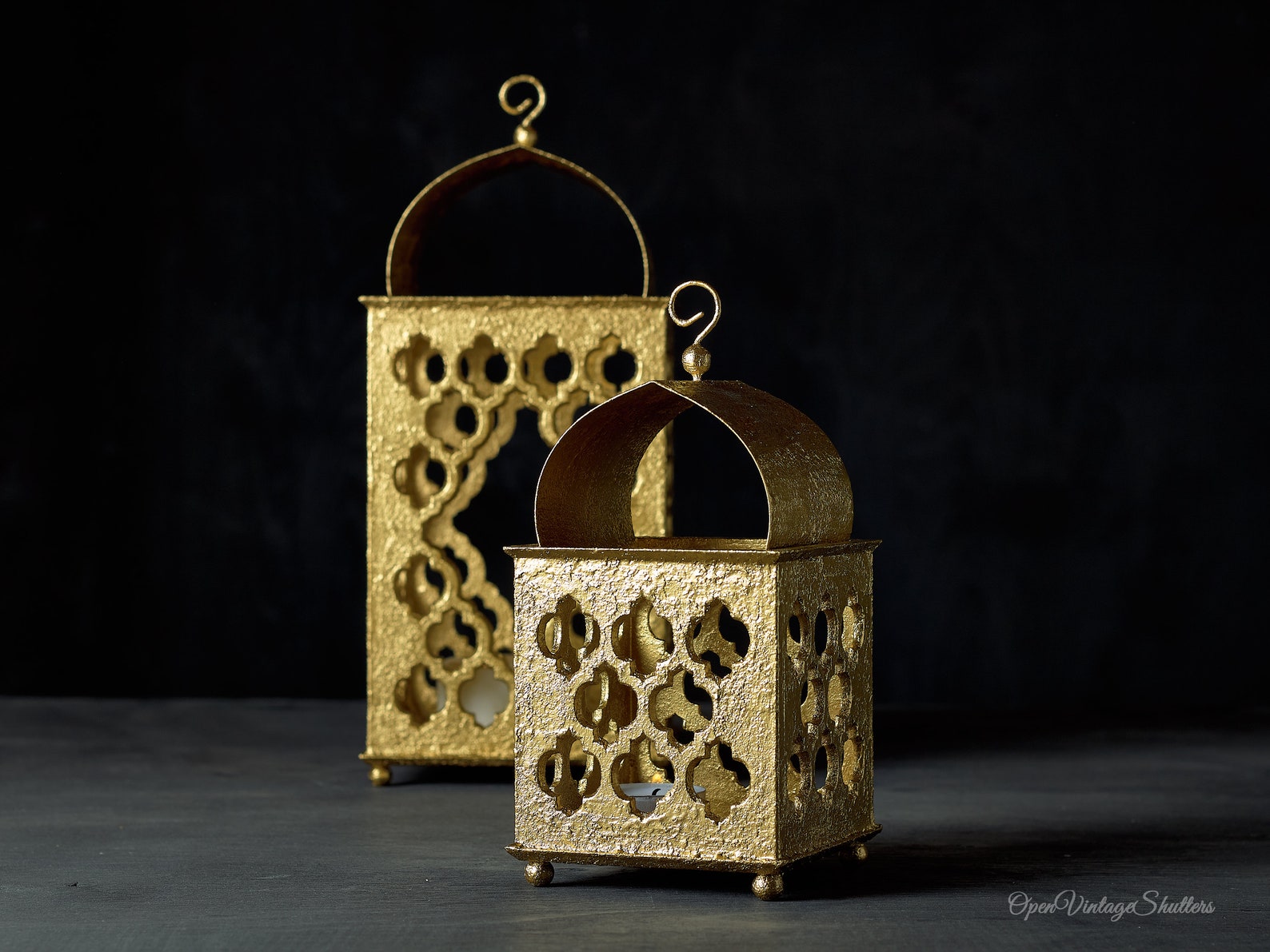 Ramadan Decor SET Reclaimed Wood Candle Holder Ivory - Etsy