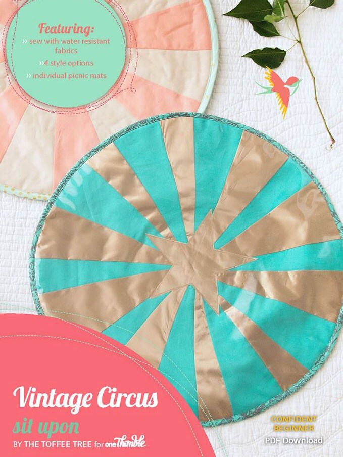 Picnic Circle Sit Upon Pattern - Etsy