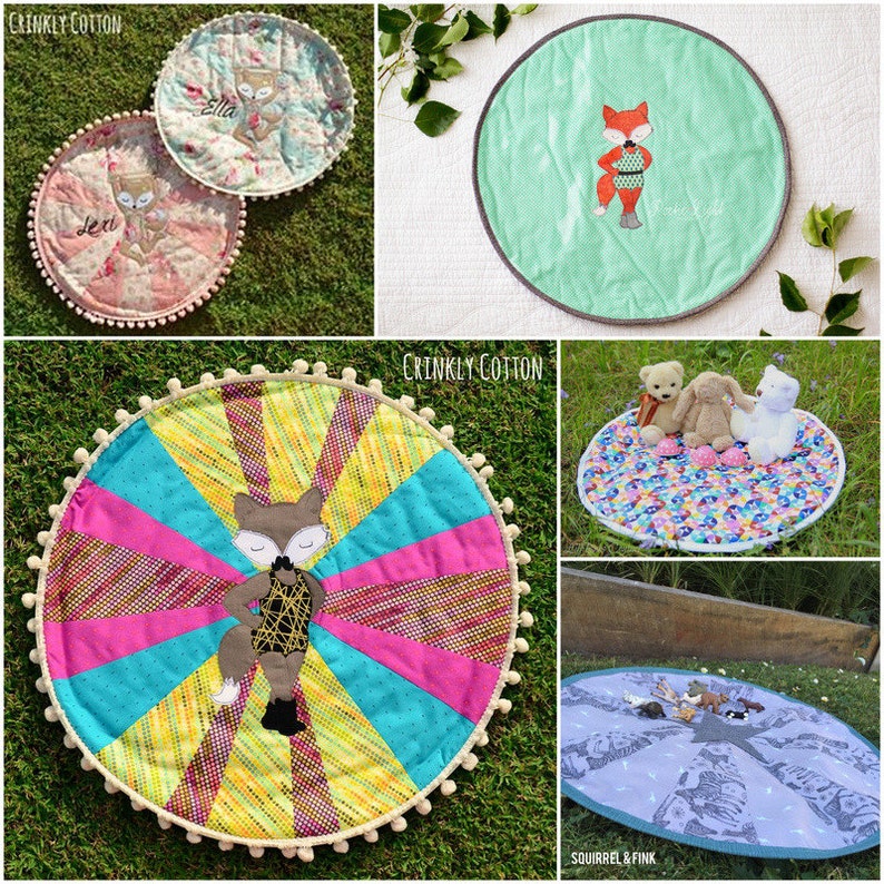 Picnic Circle Sit Upon Pattern - Etsy