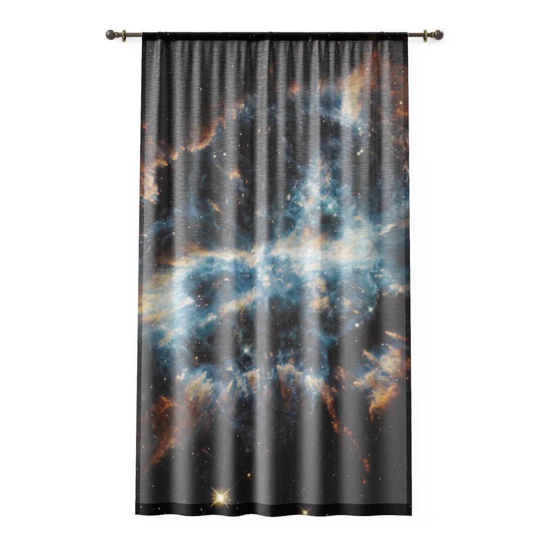 Space Window Curtain Nebula Galaxy Curtains NASA Bedroom - Etsy