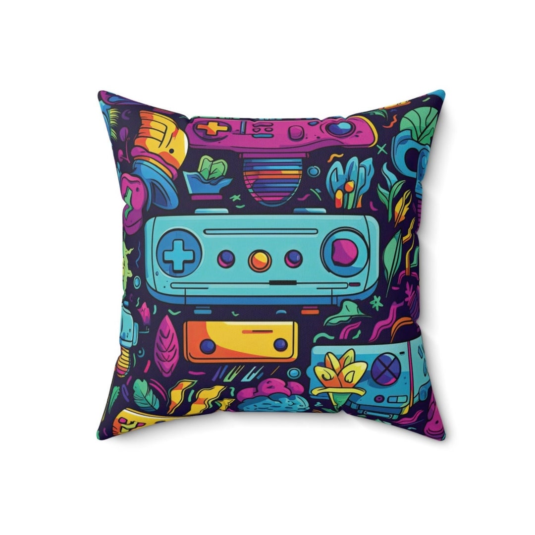Y2K Pillow Retro 90s Couch or Sofa Pillows With Insert Double - Etsy