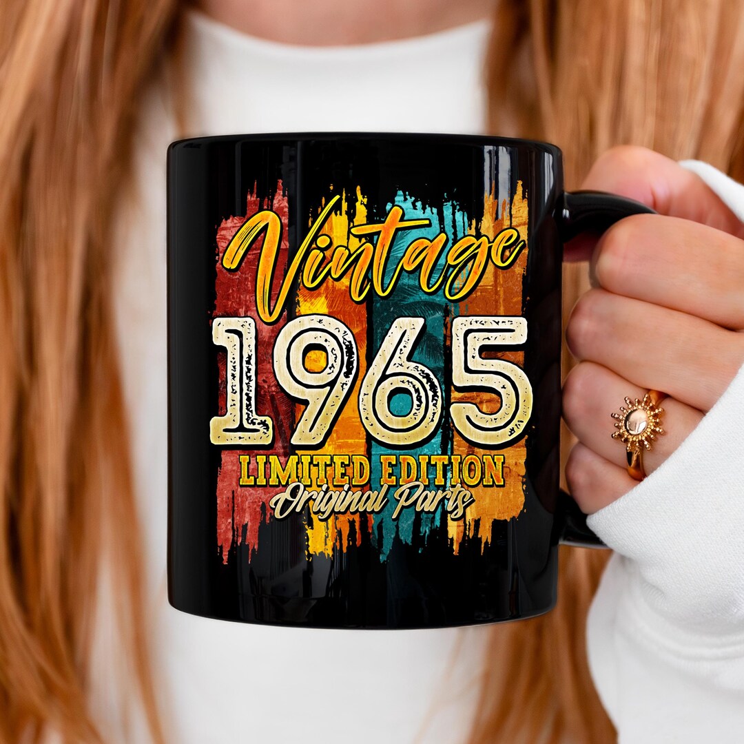 1965 Mug Born in 1965 Mugs 60th Birthday Gift for Her or Him Vintage ...
