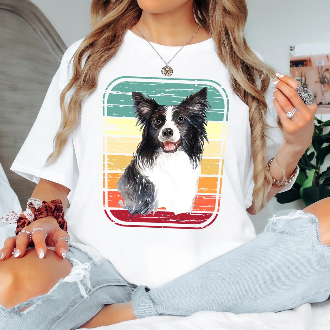 Border Collie Shirt Border Collie Dog Owner T-shirt Border Collies ...