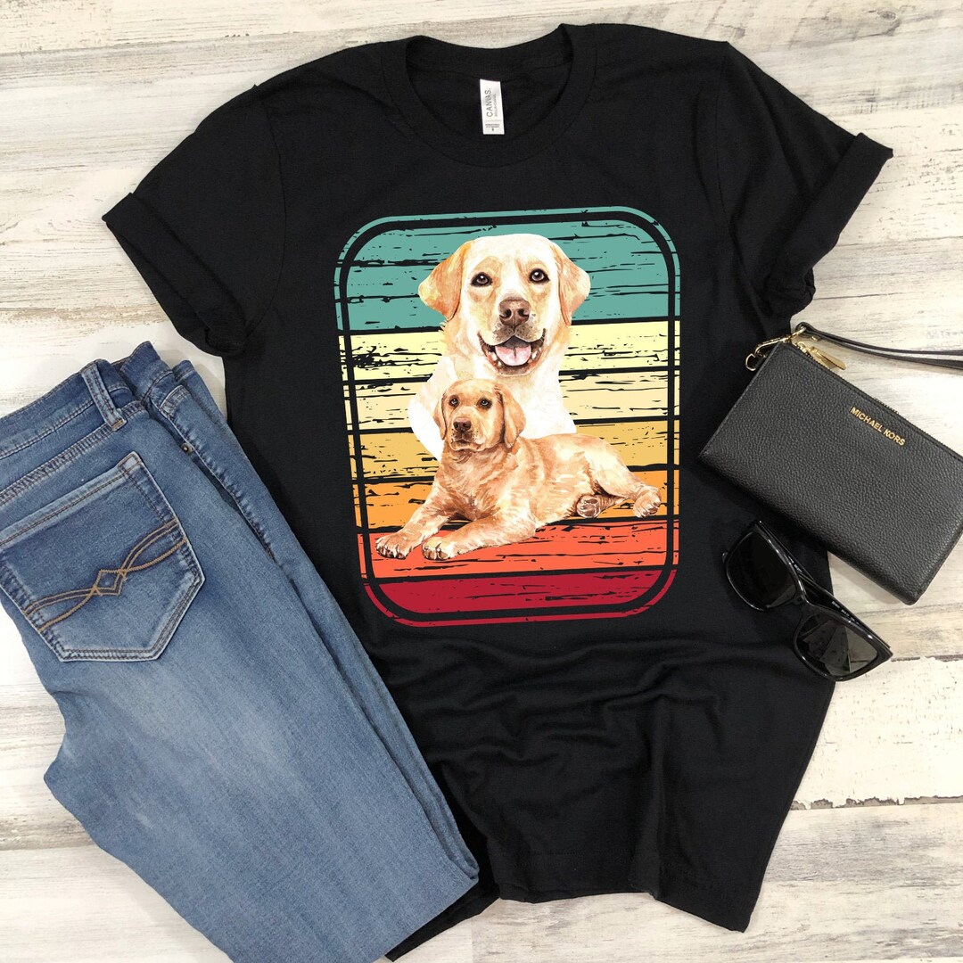 Labrador Shirt Labrador Retriever Dog T-Shirt Labradors vintage Lab ...