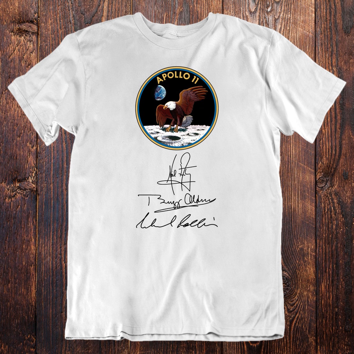 Apollo 11 Shirt Moon Landing NASA Space T-shirt Gift 1969 Astronauts ...