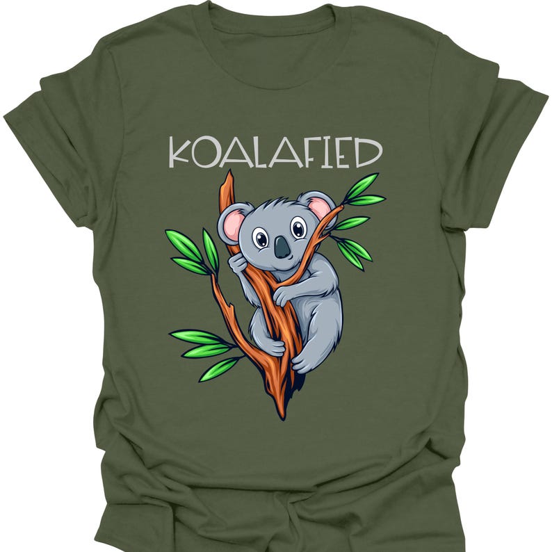 Koala Shirt Koalafied Cute Koala T-shirt Funny Love Koalas Design ...