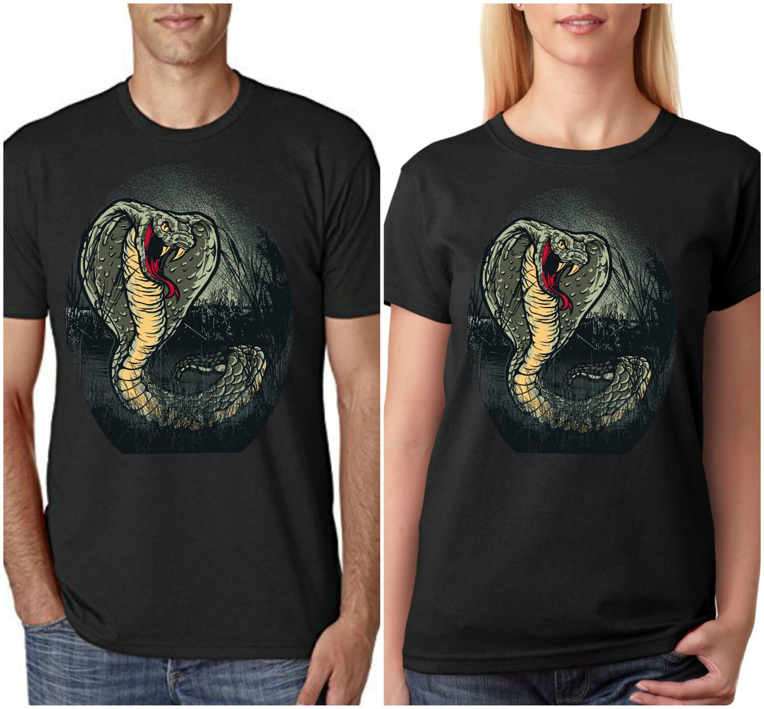 Cobra Shirt Snake Vintage Distressed T-shirt Cobra Strike Graphic ...