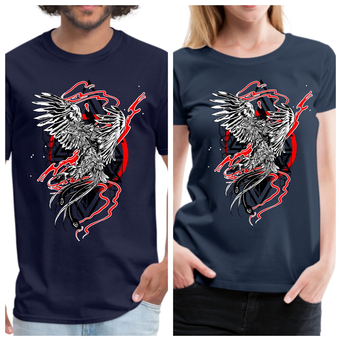 Phoenix Shirt Phoenix Bird Rising From the Ashes T-shirt | Etsy