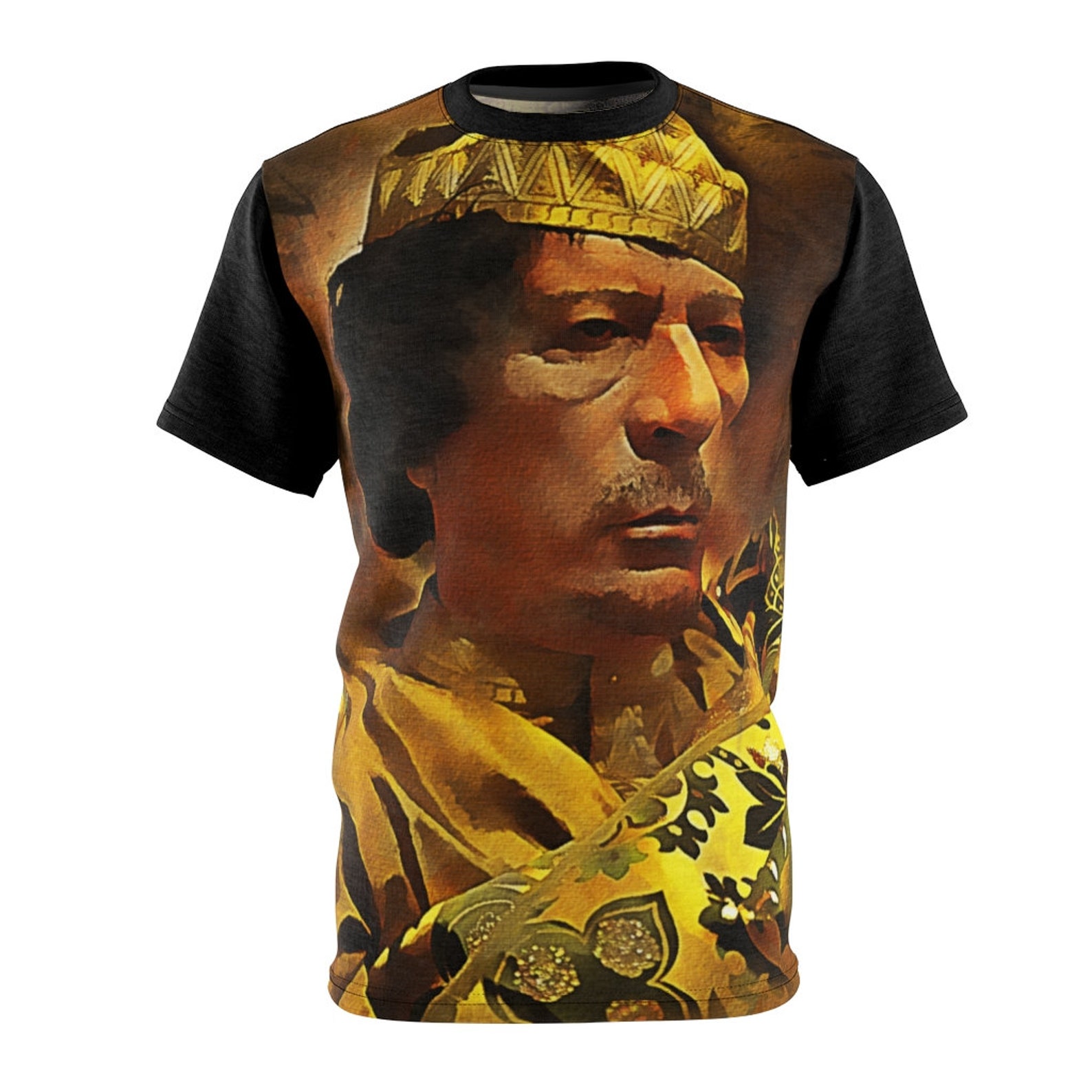 Muammar Gaddafi Shirt Libya T-Shirt Sublimated All Over Print | Etsy