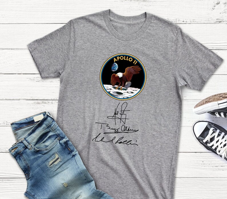 Apollo 11 Shirt Moon Landing NASA Space T-shirt Gift 1969 Astronauts ...