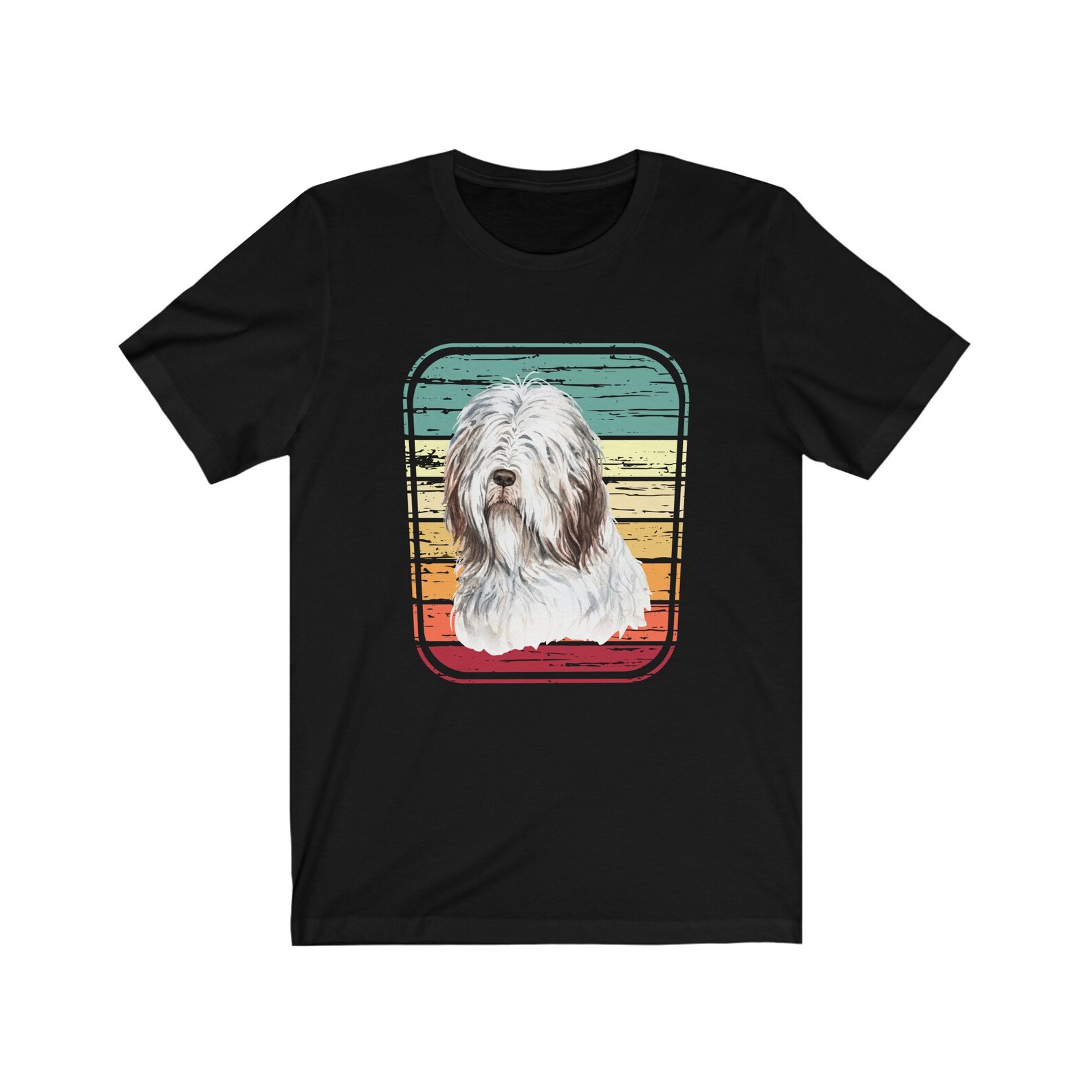 Bearded Collie Shirt Bearded Collie Dog T-shirt Collies Vintage Bearded ...