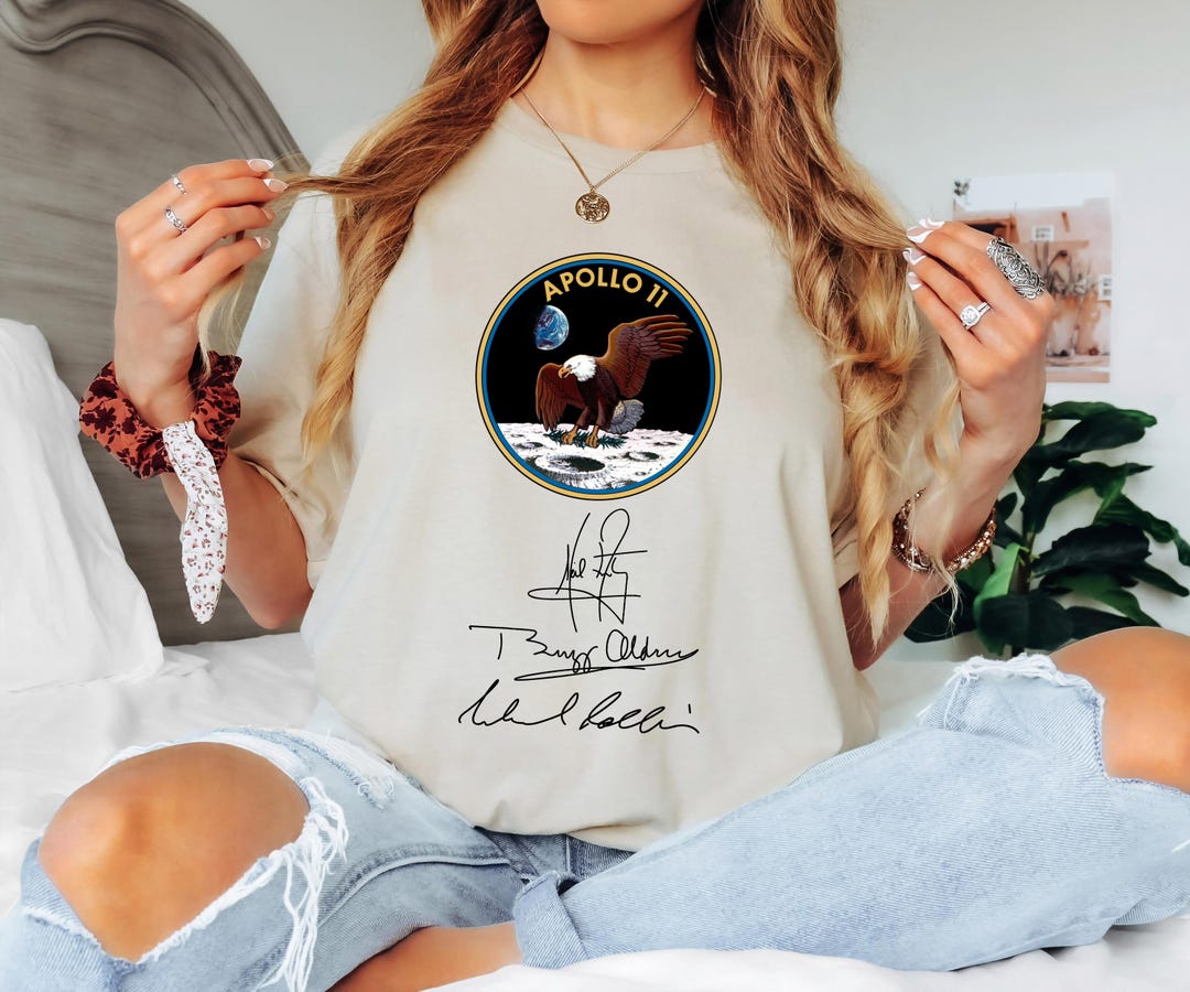 Apollo 11 Shirt Moon Landing NASA Space T-shirt 1969 Astronaut ...