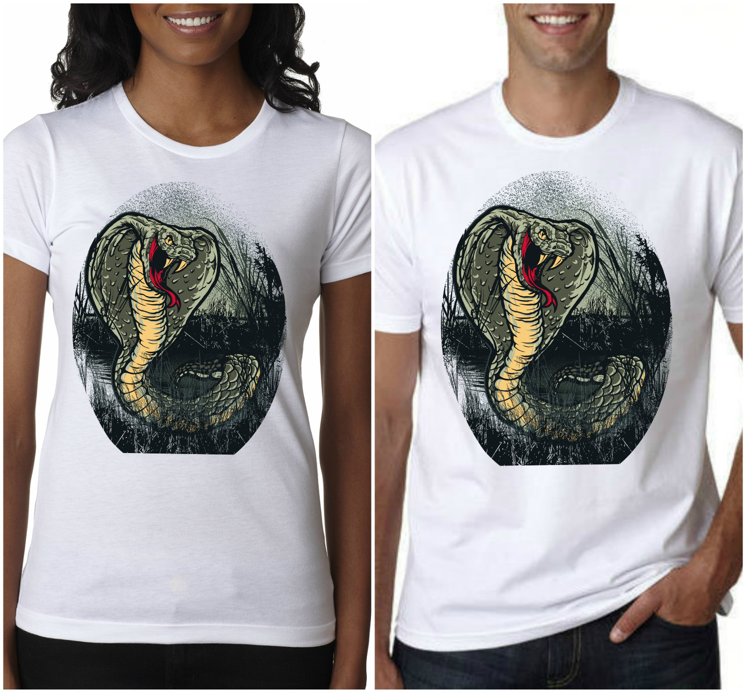 Cobra Shirt Snake Vintage Distressed T-shirt Cobra Strike Graphic ...