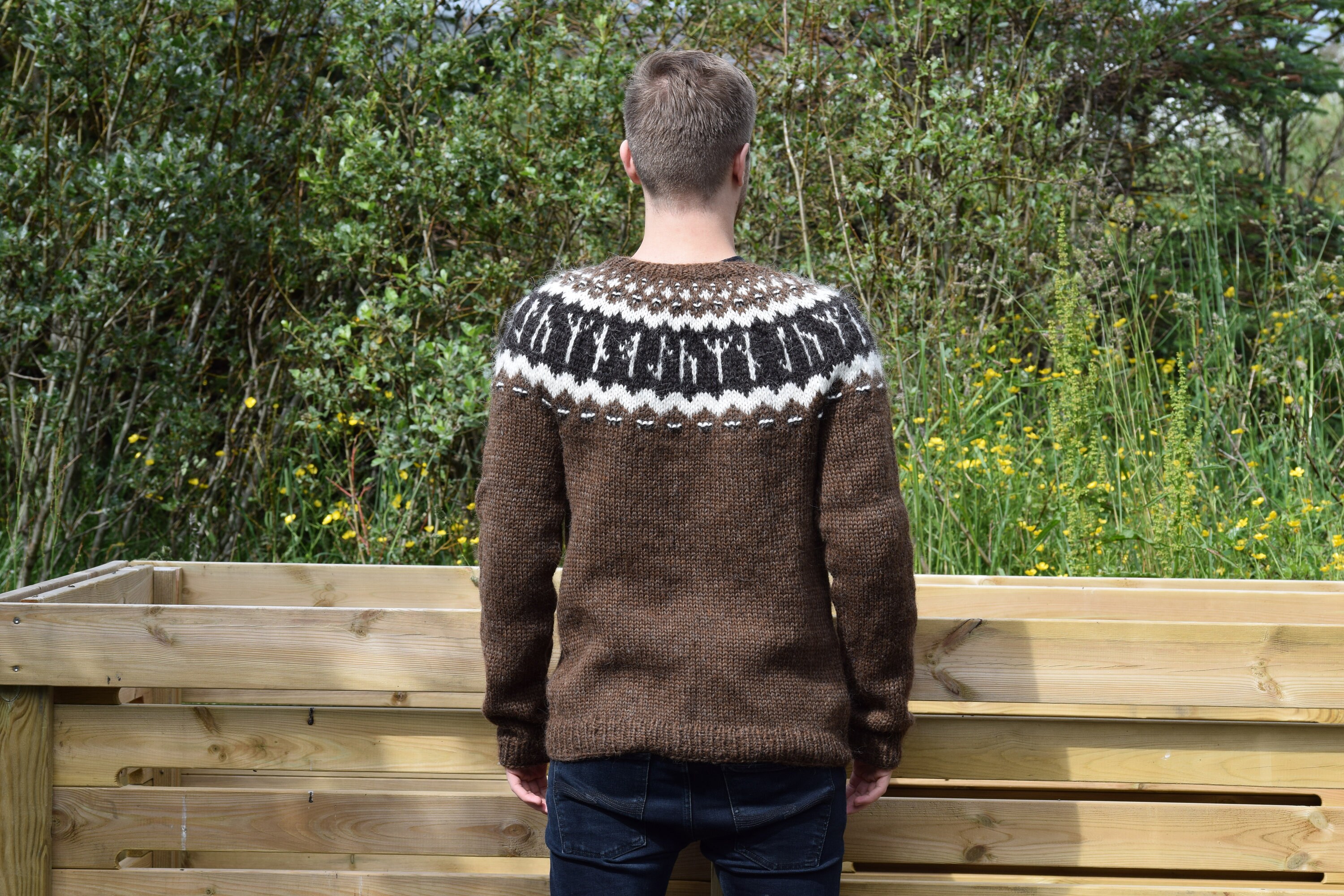 Traditional Sweater With Rune Pattern - Etsy