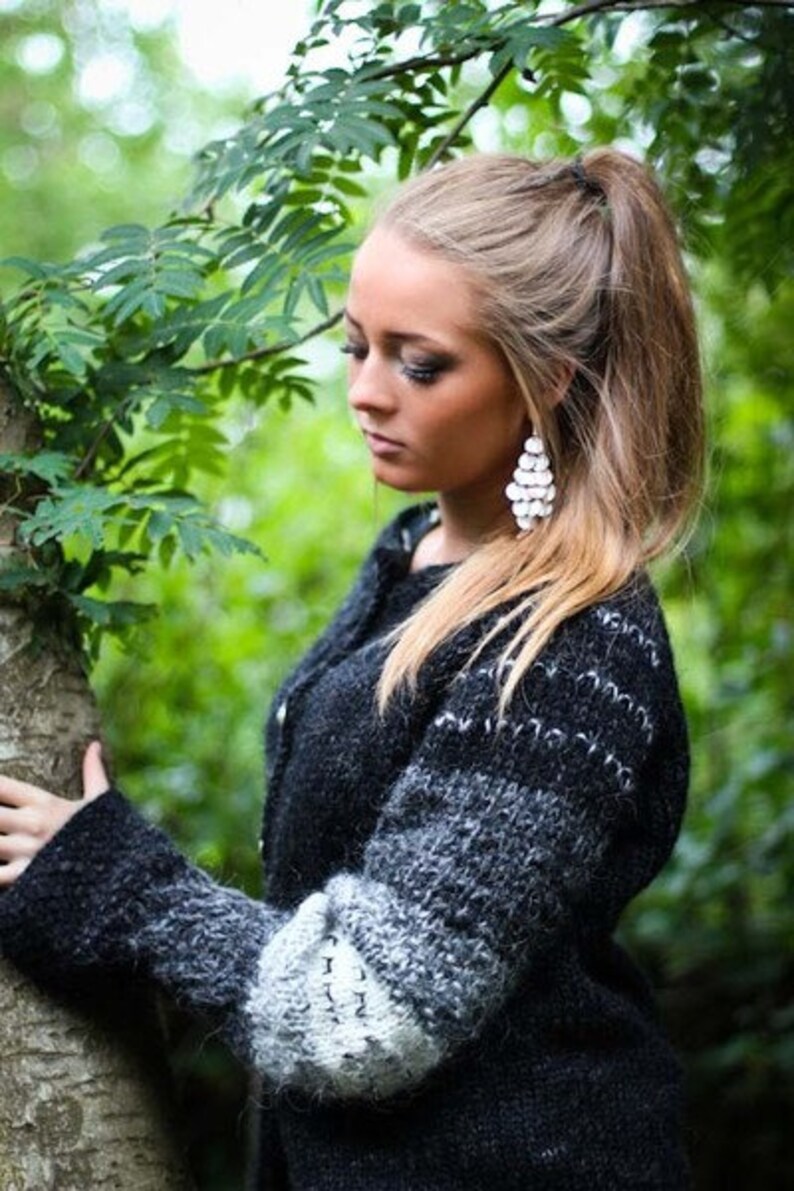 Handmade Cardigan From Icelandic Wool - Etsy
