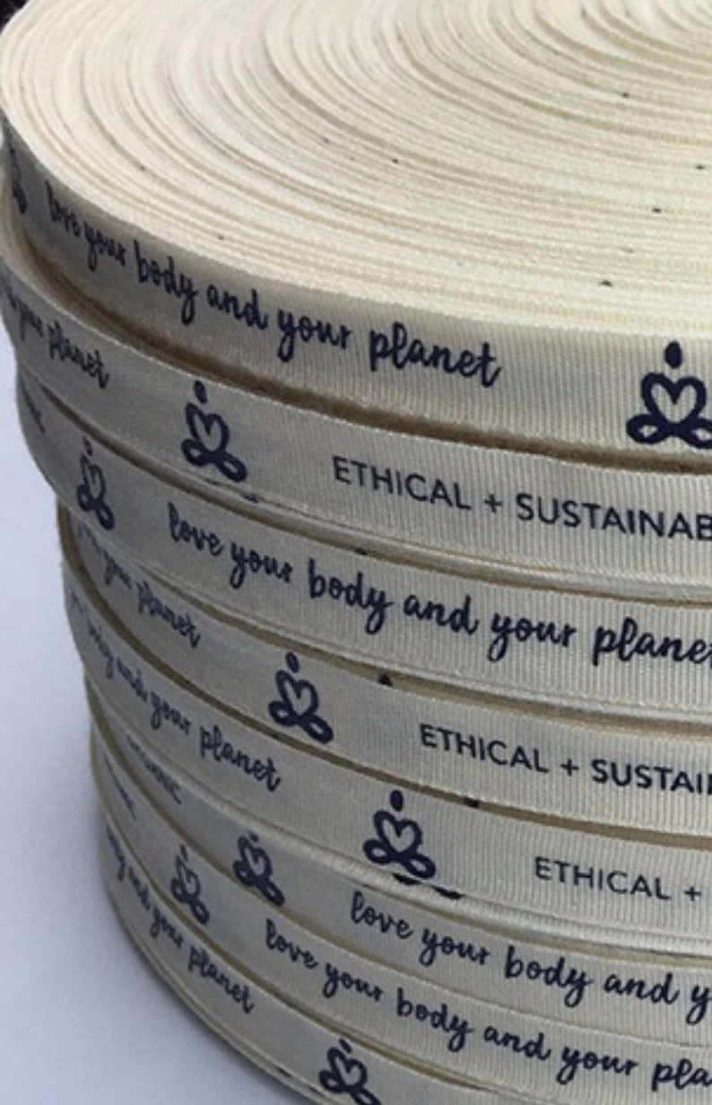 50 yards Cotton Printed Ribbon on Rolls | Etsy