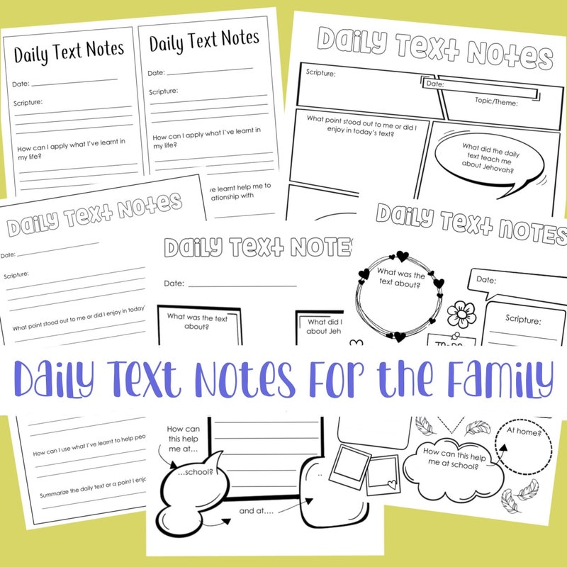 Jw Journal Daily Text - Etsy