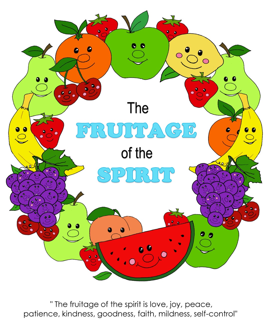 JW Fruitage of the Spirit Activity Pack Instant PDF Download - Etsy
