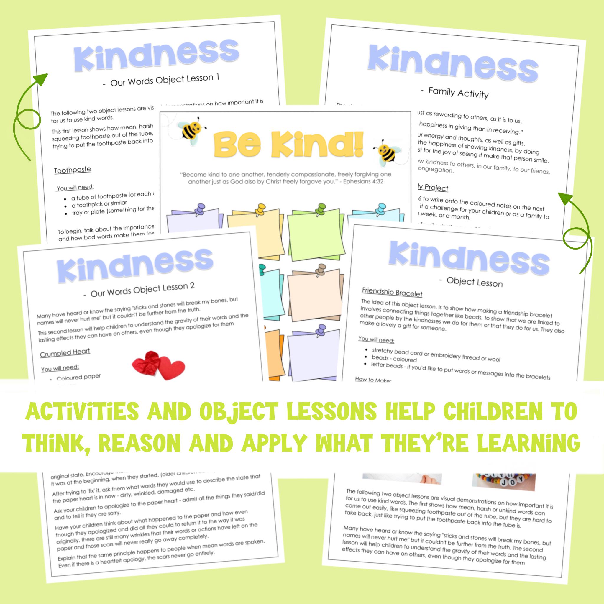 JW Kids KINDNESS Activity Set - Fruitage of the Spirit - Hands-on ...